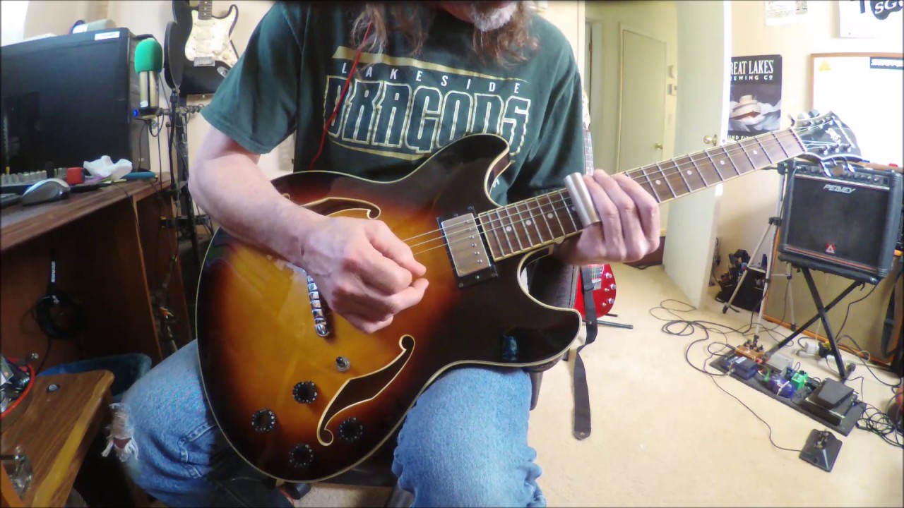 One Way Out Backing Track Cover for Blues Style Slide Guitar - YouTube