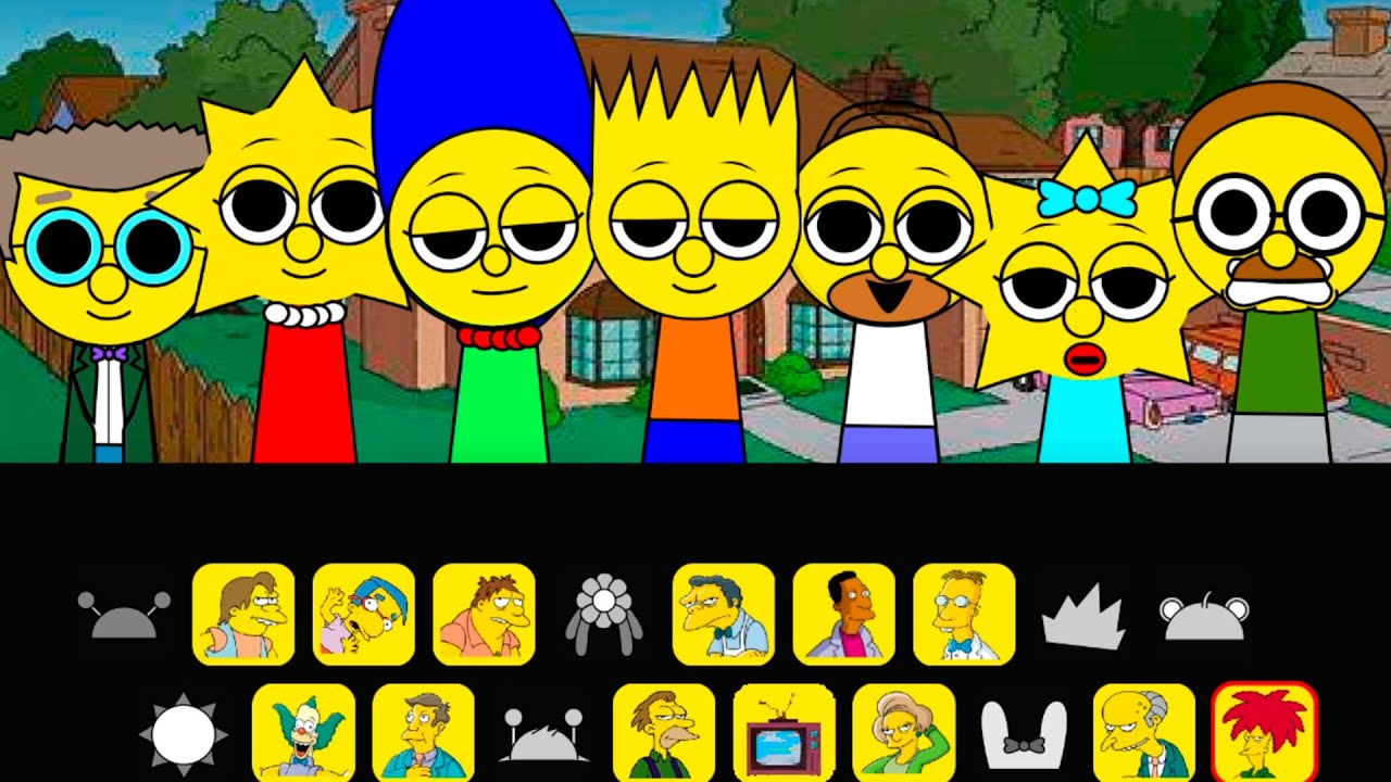 Sprunki Tooniverse Simpsons - Horror and Normal Version - YouTube