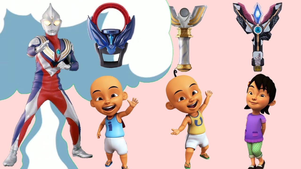 Upin ipin berubah jadi ultraman ribut - YouTube