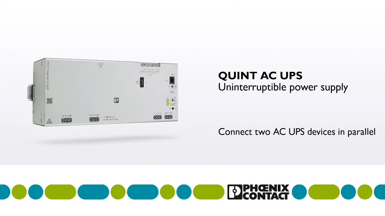 Connect two AC UPS devices in parallel - YouTube