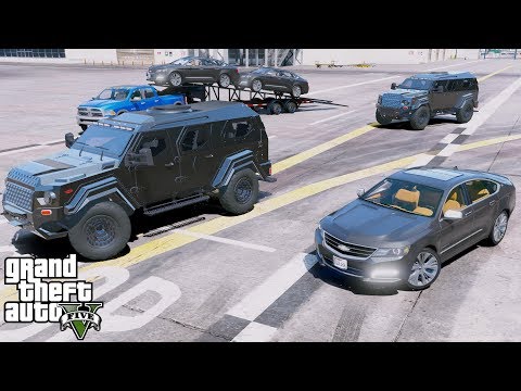 GTA 5 REAL LIFE MOD #54 - Delivering Brand New FBI / FIB Vehicles