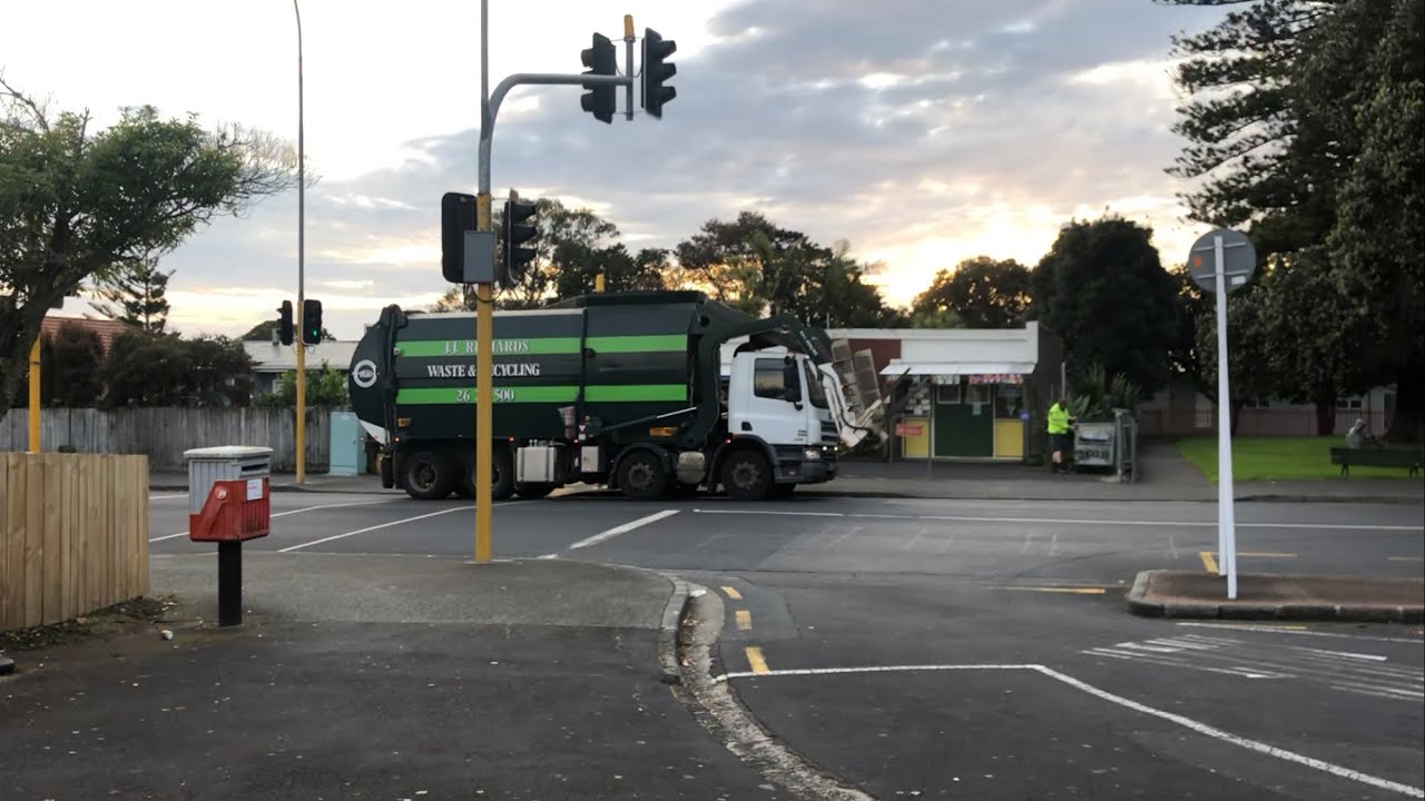J.J Richards Waste And Recycling Collecting Rubbish, Front Loader ...