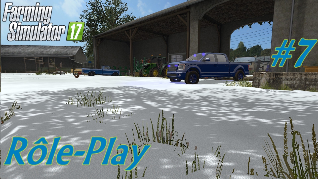 FS17/Rôle-Play L'apprenti Paysan//Episode7//De la neige +un homme ...