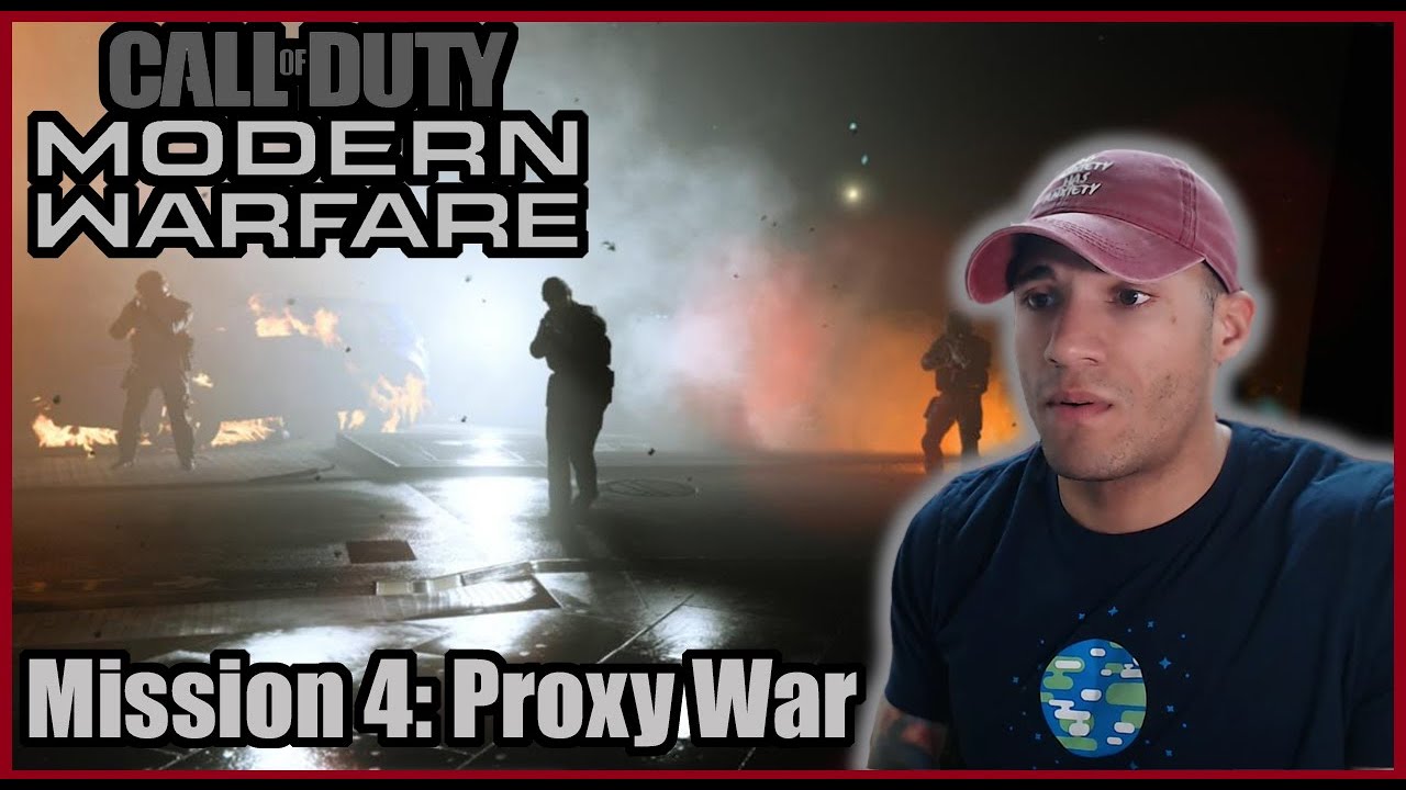 US Marine plays Call of Duty Modern Warfare (Mission 4: Proxy War ...
