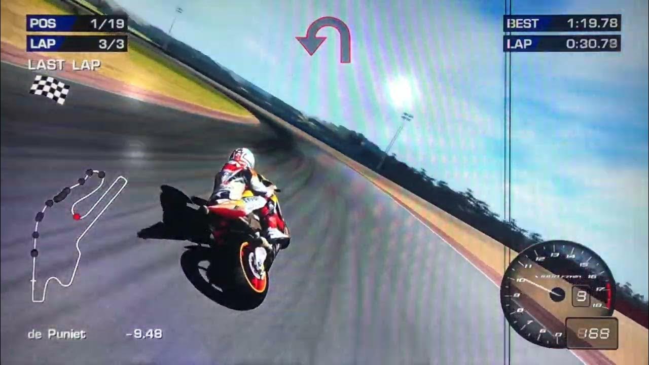 MOTOGP ‘06 XBOX 360 LE MANS LAPS 3 NICKY HAYDEN REPSOL HONDA TEAM HONDA RC211V 4-STROKE V-5 ...