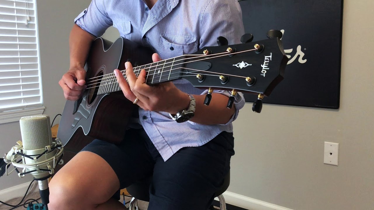 Taylor 324ce V-Class Soundcheck - YouTube