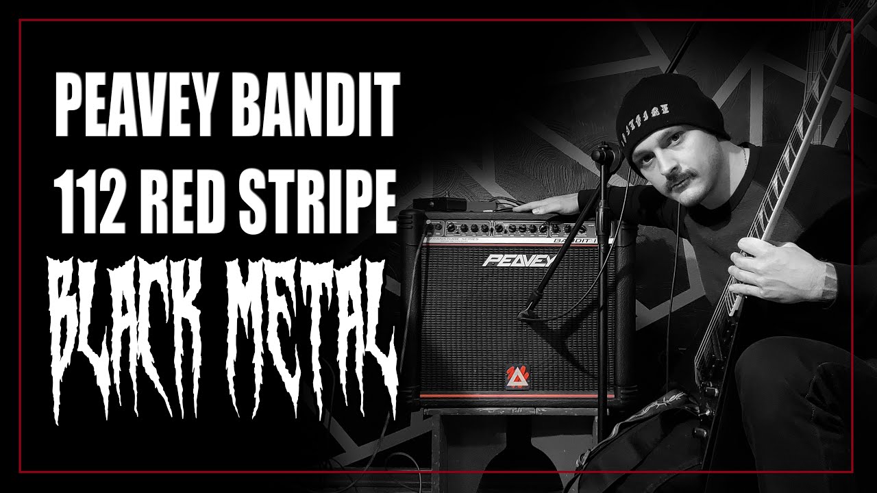 Peavey Bandit 112 Red Stripe - BLACK METAL - YouTube