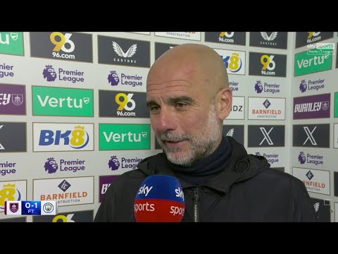 Pep Guardiola Post match Interview 🔥| Burnley vs Man City 0-1
