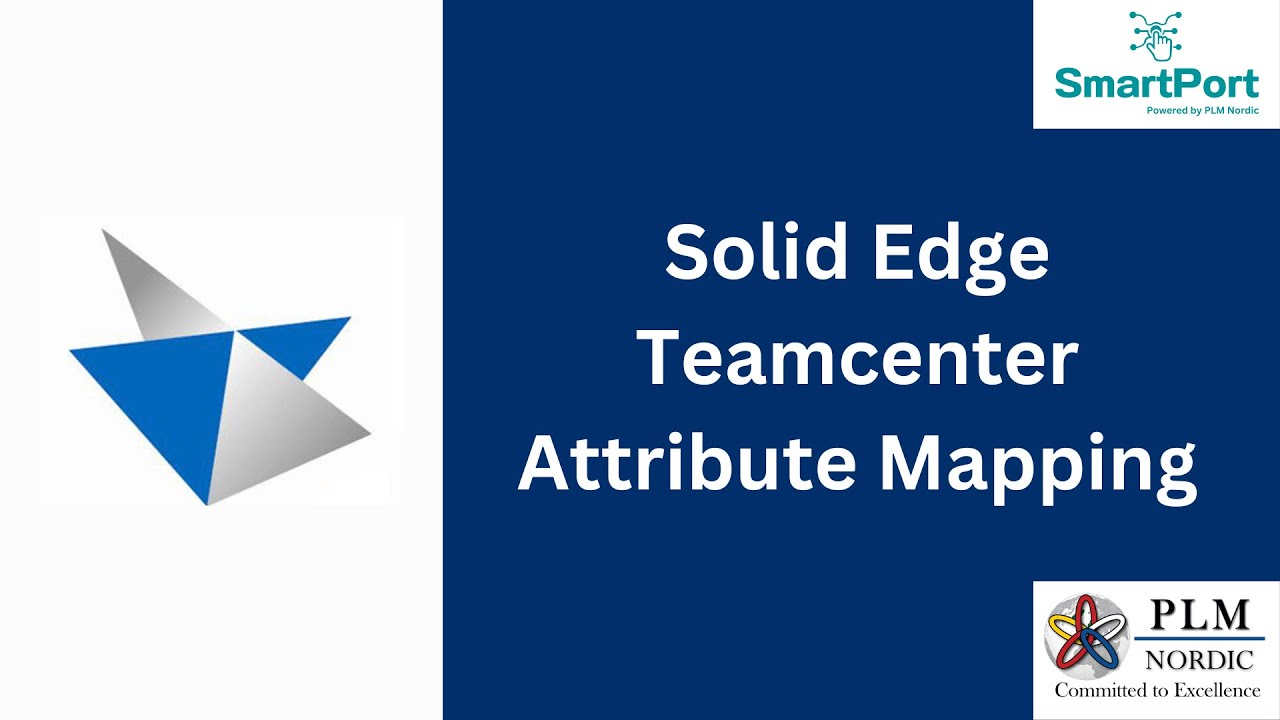 Solid Edge Teamcenter Attribute Mapping - PLM Nordic - YouTube