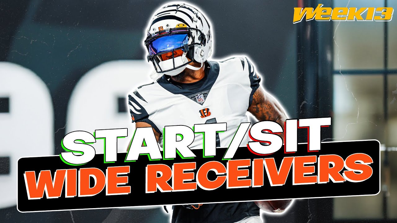 Week 13 Wide Receivers to START and SIT! (every matchup) - YouTube