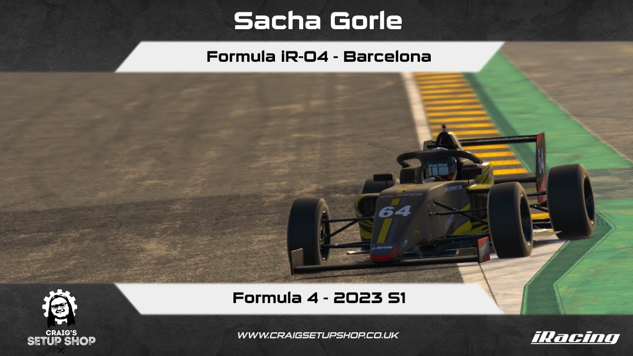 iRacing - 23S1 - Formula iR-04 - Formula 4 - Barcelona - SG - YouTube