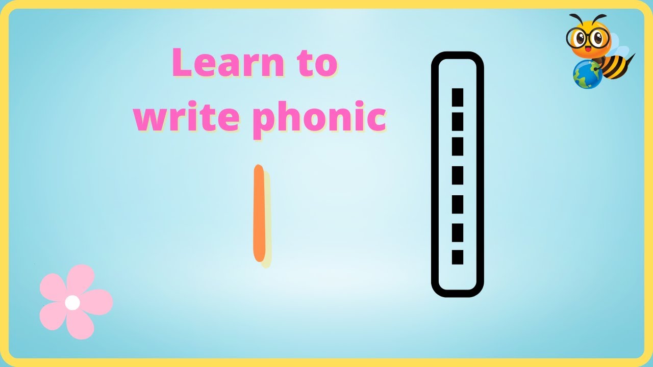 Formation of phonic l (part 2) animated - writing letter l Part 2 ...