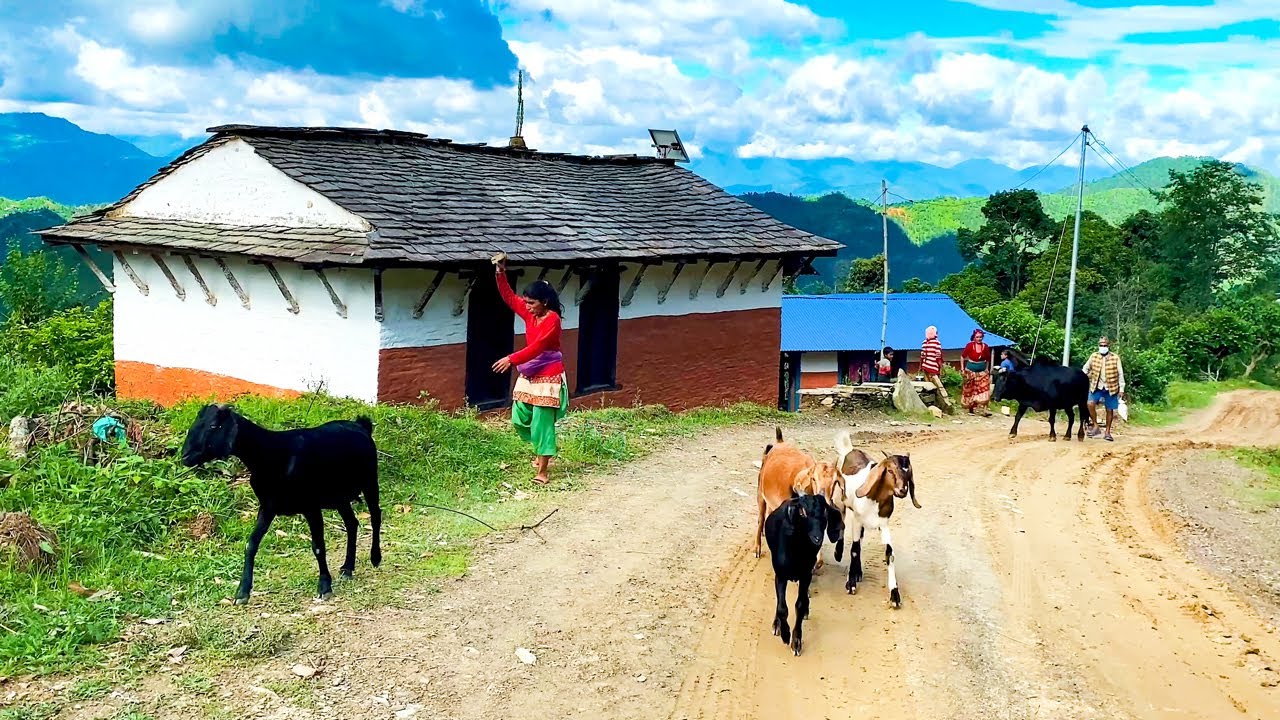 Unseen Countryside life in Nepal | Traditional lifestyle in Village ...