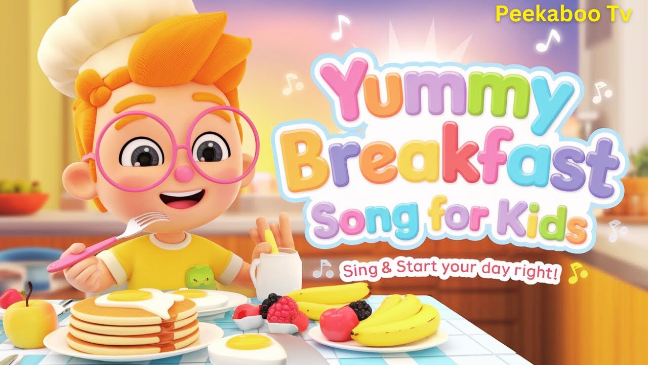 Yummy Breakfast Song for Kids | Fun Morning Rhymes for a Healthy Start ...