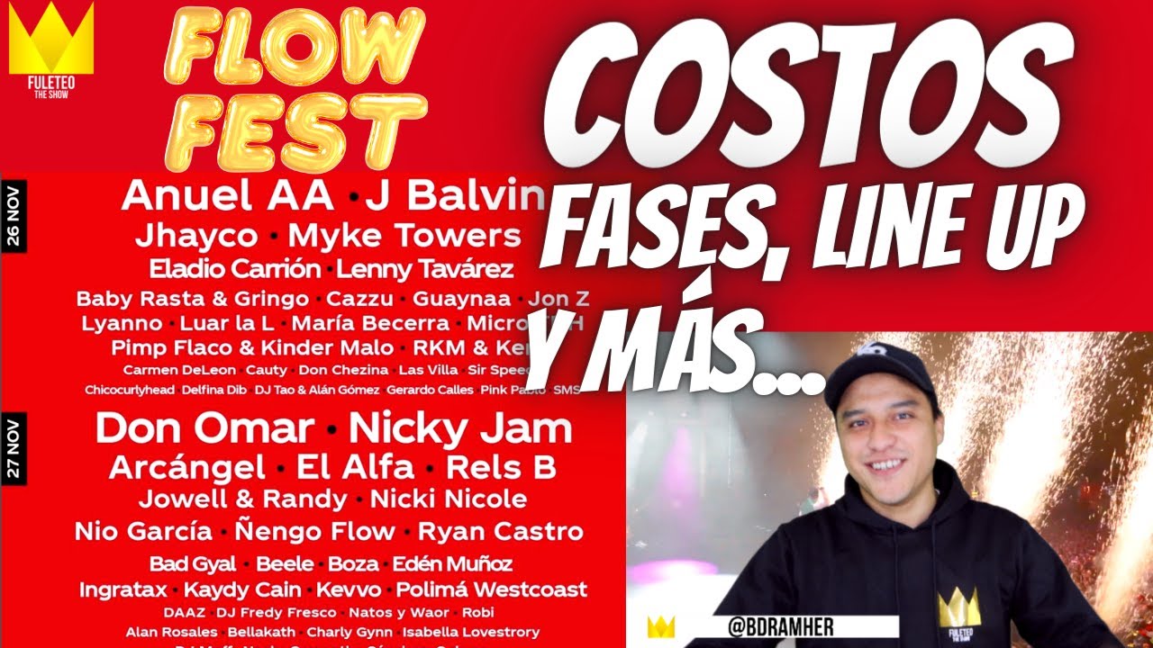 Coca Cola FLOW FEST 2022 TODO lo que DEBES SABER del FESTIVAL 😱🤯🇲🇽🇵🇷🇨🇴 ...