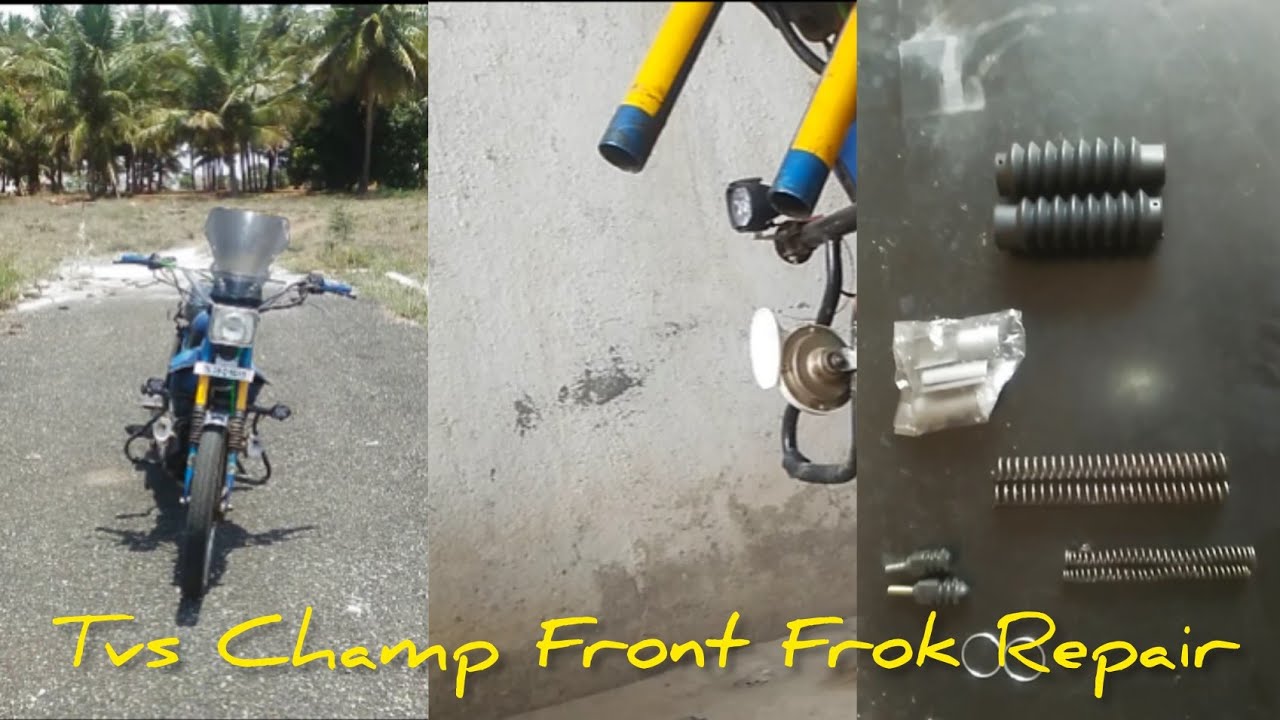 TVS Champ & 50 Front Fork ரிப்பேர்!🛠️ ஓரமா போறத ஒழுங்கா பண்ணிடோம்!🎥 ...