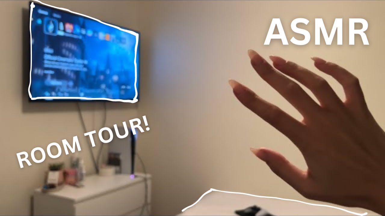 asmr - room tour! tapping & scratching 🌸 - YouTube