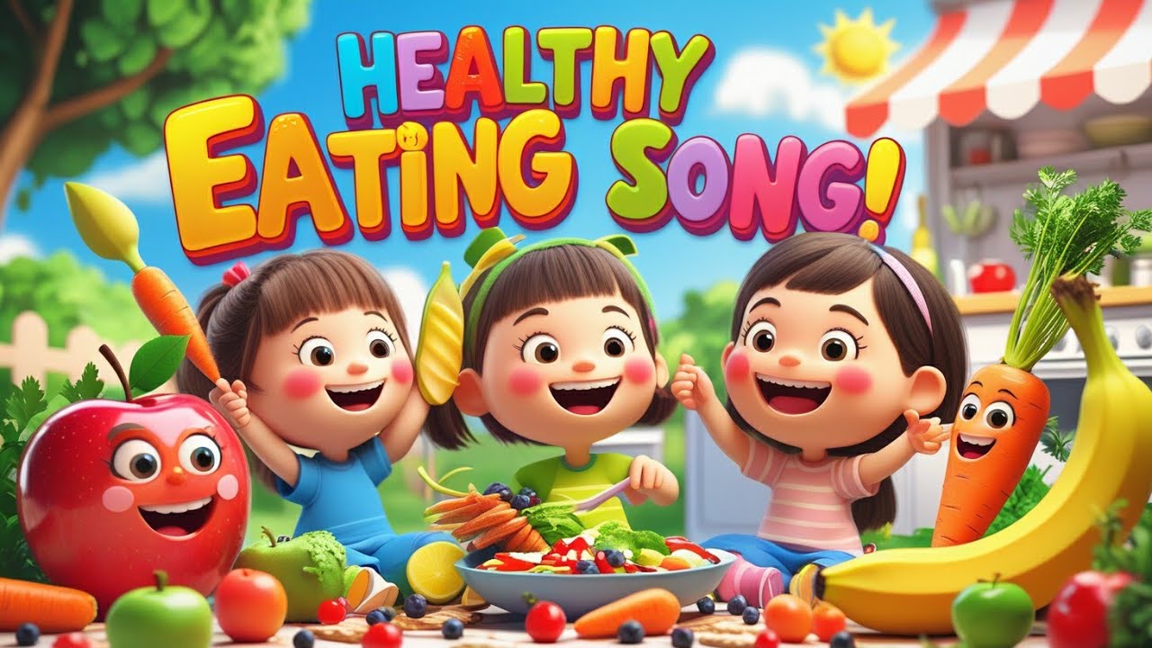 Healthy Eating | Fun Kids Song About Fruits & Vegetables | Educational ...