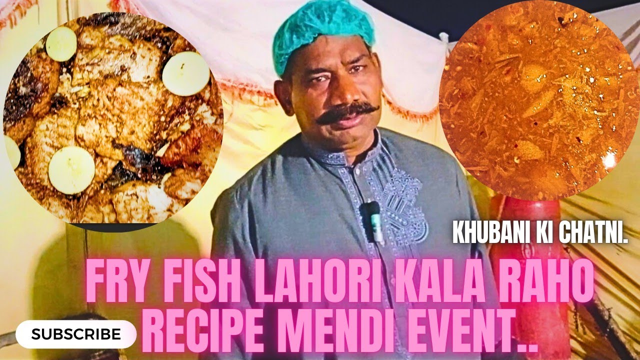 Fry Fish Lahori Kala Raho Fish Recipe Famous Items Food | By Mr.Niamat ...