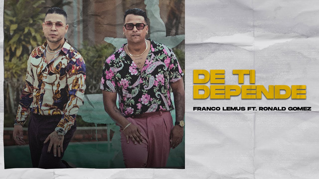 FRANCO Y RONALD - DE TI DEPENDE (Vizualizer Oficial) - YouTube