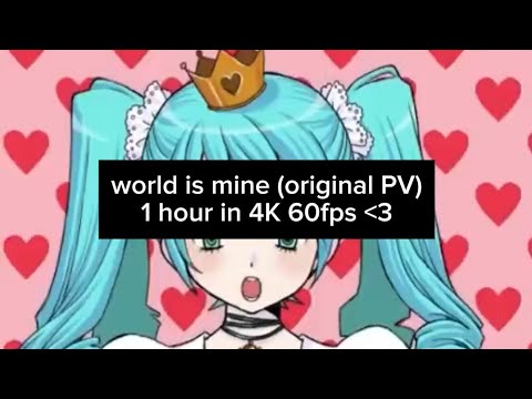 world is mine – ryo (supercell) | original pv | 1 hour | 4k 60fps