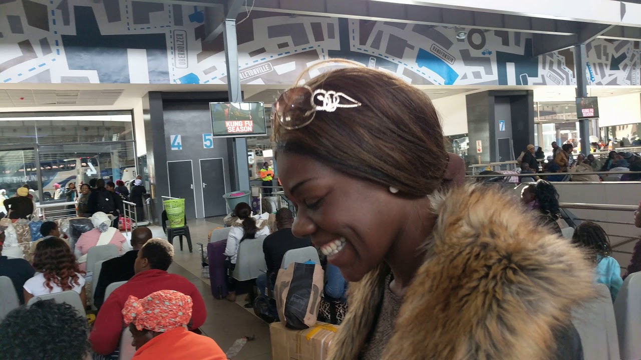 Johannesburg South Africa bus station - YouTube