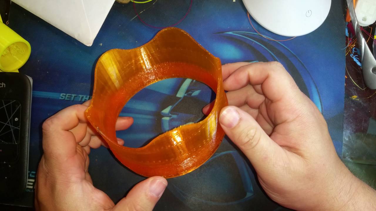 Today's 3D Print - Flying Gyroscope made of TPU - YouTube