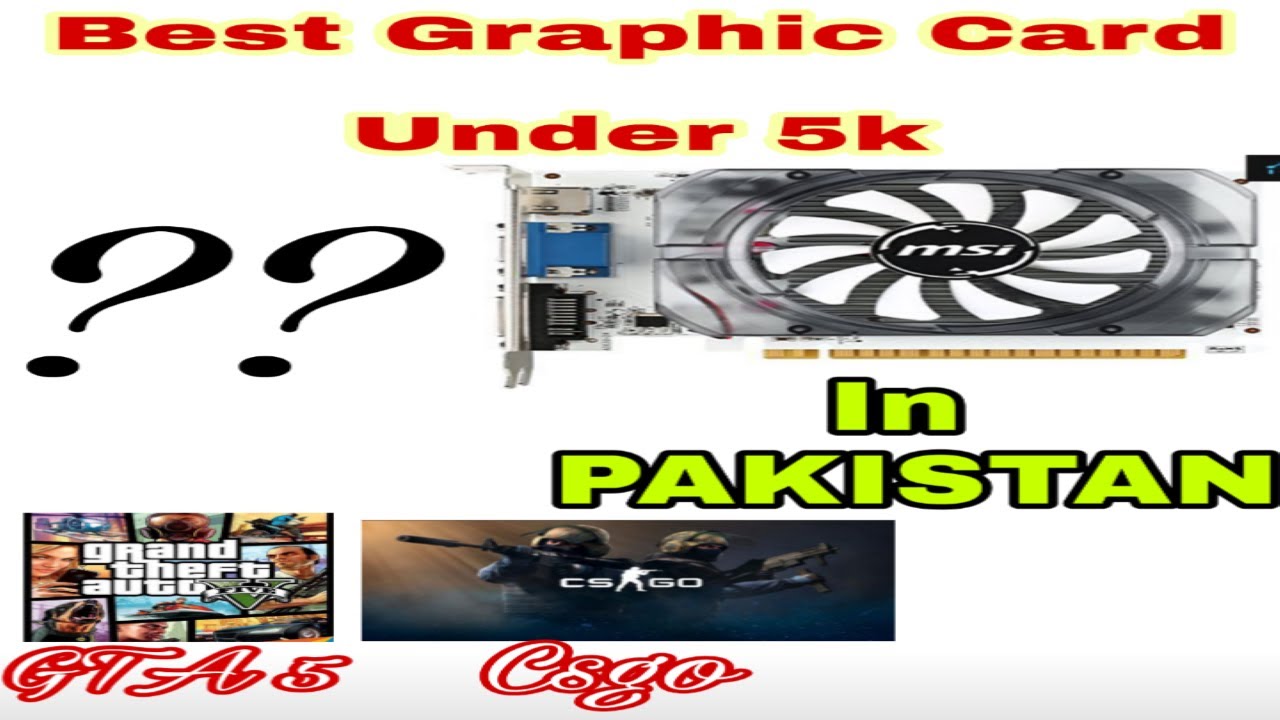 BEST RS 5K GRAPHICS CARD IN PAKISTAN 2020 - YouTube