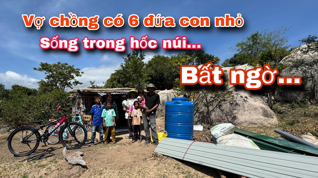 Vợ chồng CÓ 6 ĐỨA CON NHỎ ở căn nhà rách nát BẤT NGỜ Được cứu trợ ...