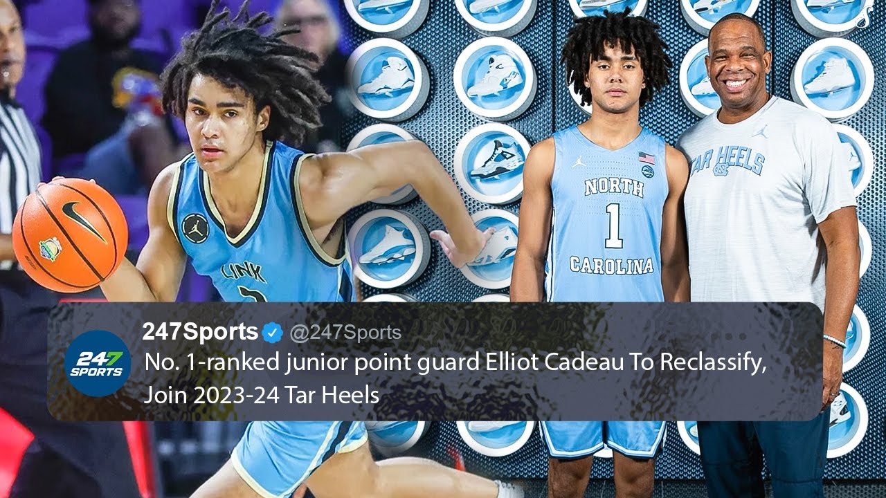 UNC's Newest Point Guard Elliot Cadeau Is TOO SHIFTY | 2022-23 Season ...