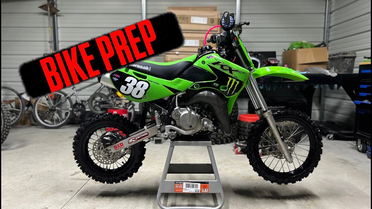 KX65 bike prep for RACE! - YouTube