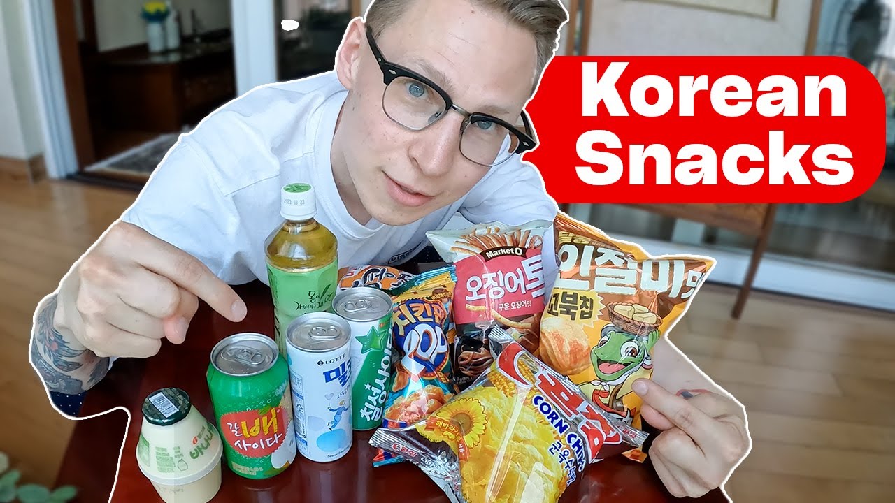 5 Must-Try Korean Snacks and Beverages! K-Snack Haul - YouTube