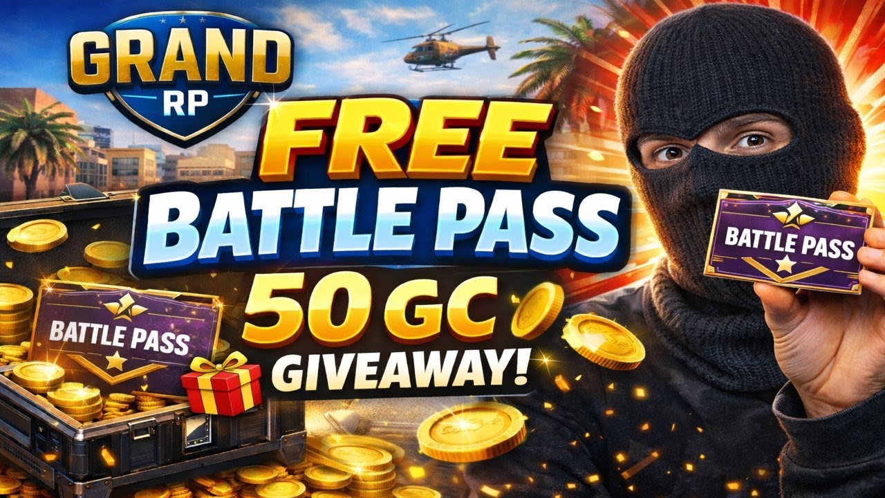 GRAND RP P1 CASE OPENING + BATTLE PASS GIVEAWAY (50 GC) 🎁 - YouTube