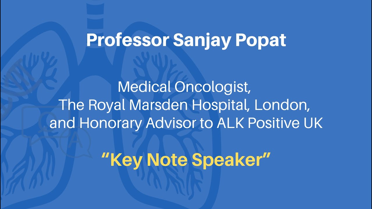 Professor Sanjay Popat - “Key note Speaker” - YouTube