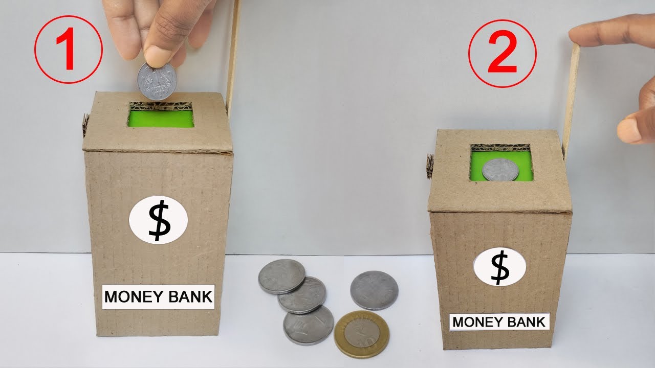 How To Make Coin Bank At Home Cardboard Coin Bank DIY Piggy Bank how-to-make-coin-bank-at-home-cardboard-coin-bank-diy-piggy-bank