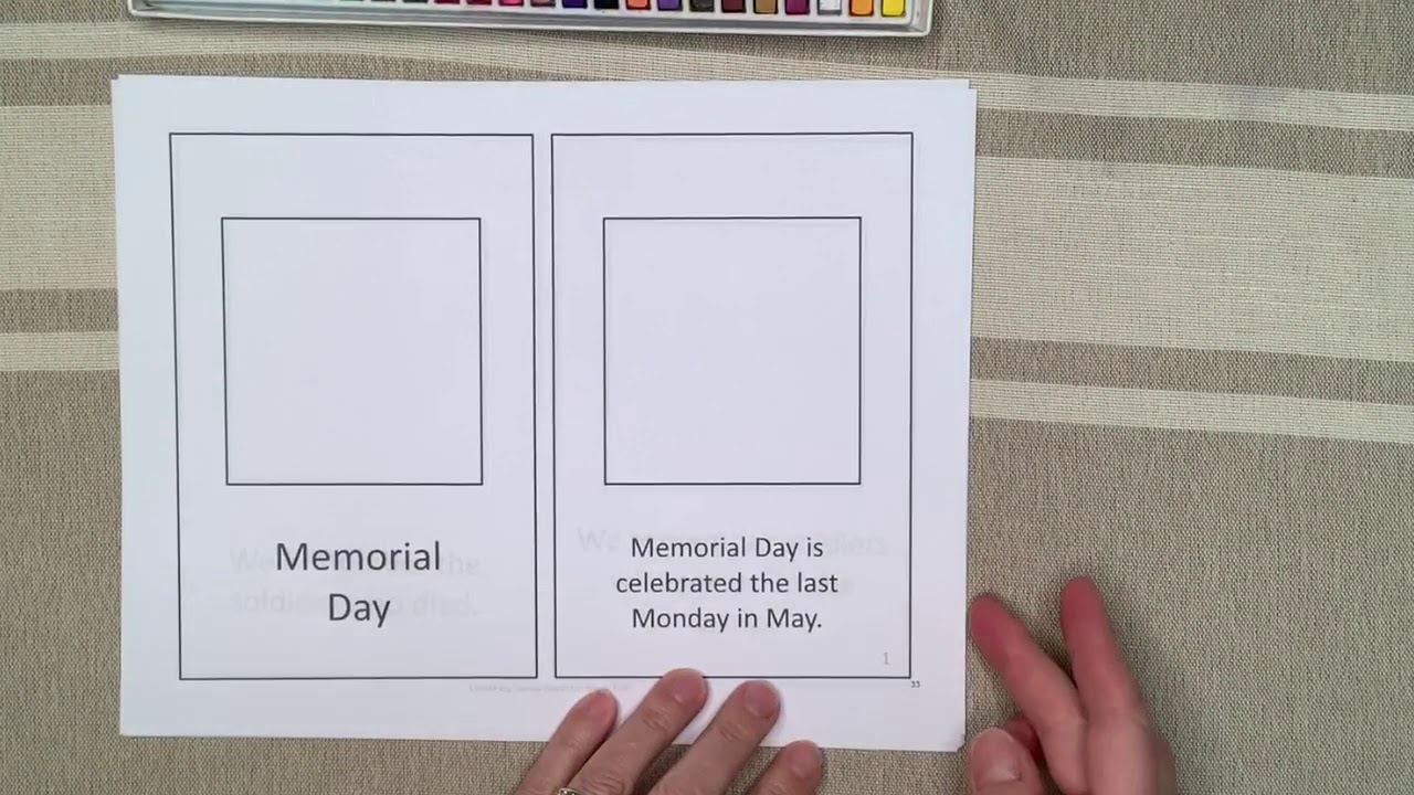 Memorial Day Unit for Special Education - YouTube
