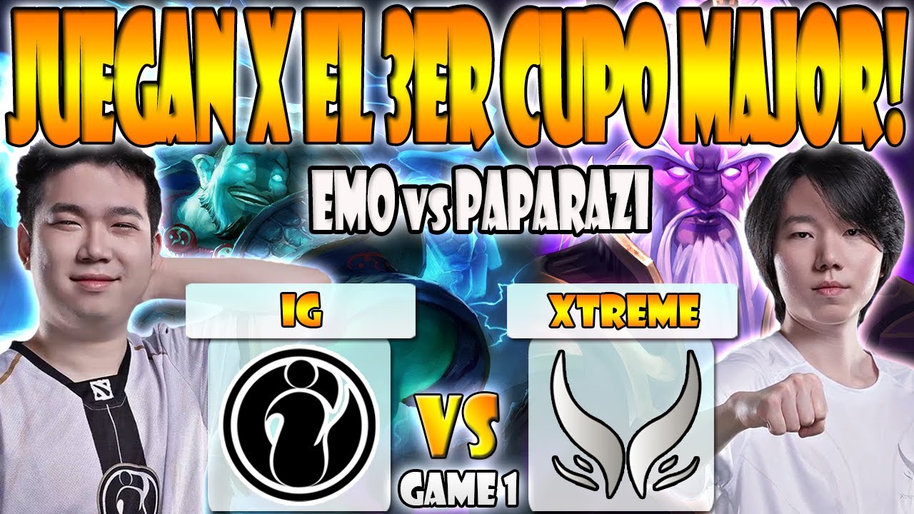 IG VS XTREME GAMING BO3[GAME 1] PAPARAZI, KAKA VS EMO - DPC CN CHINA ...