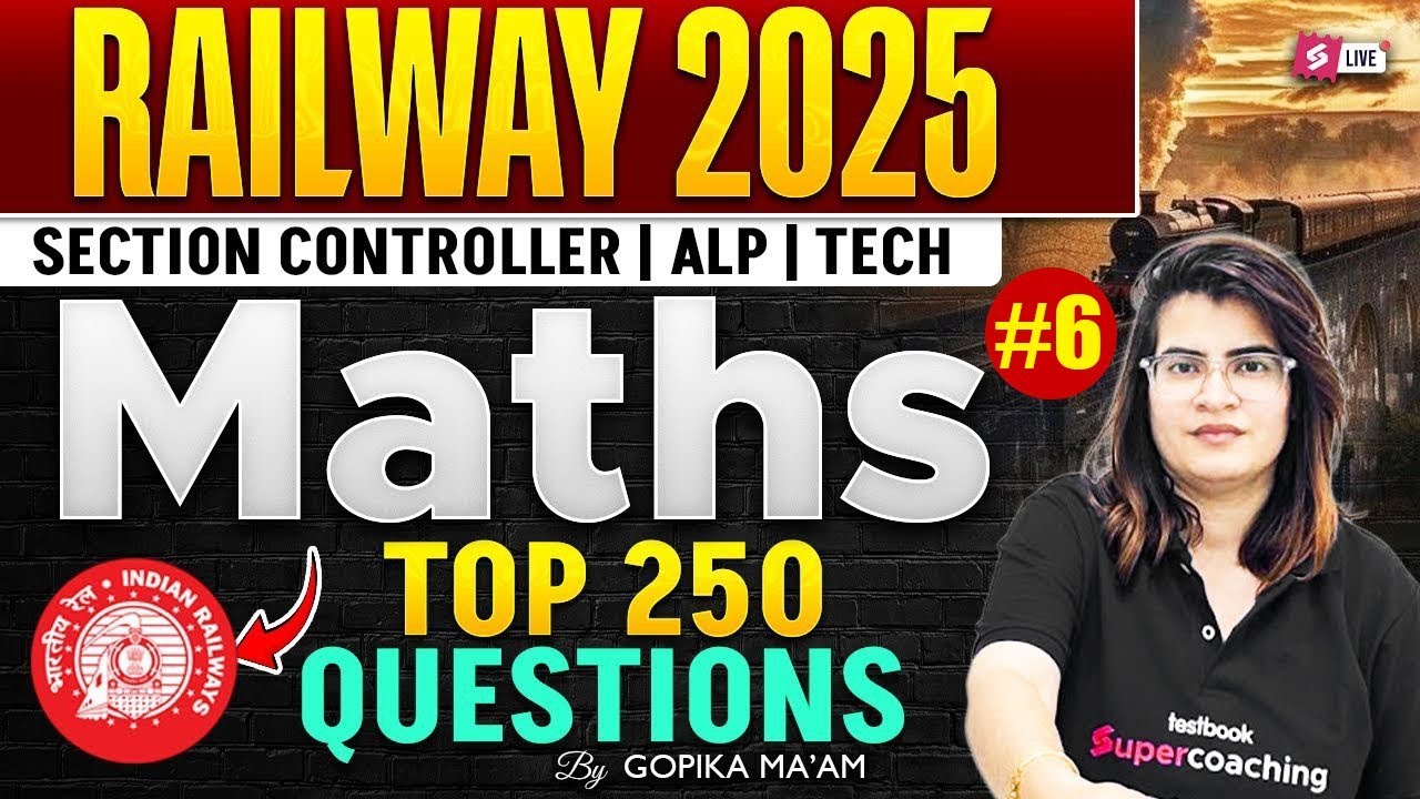 RRB Sectional Controller 2025 | RRB Section Controller Maths Class ...