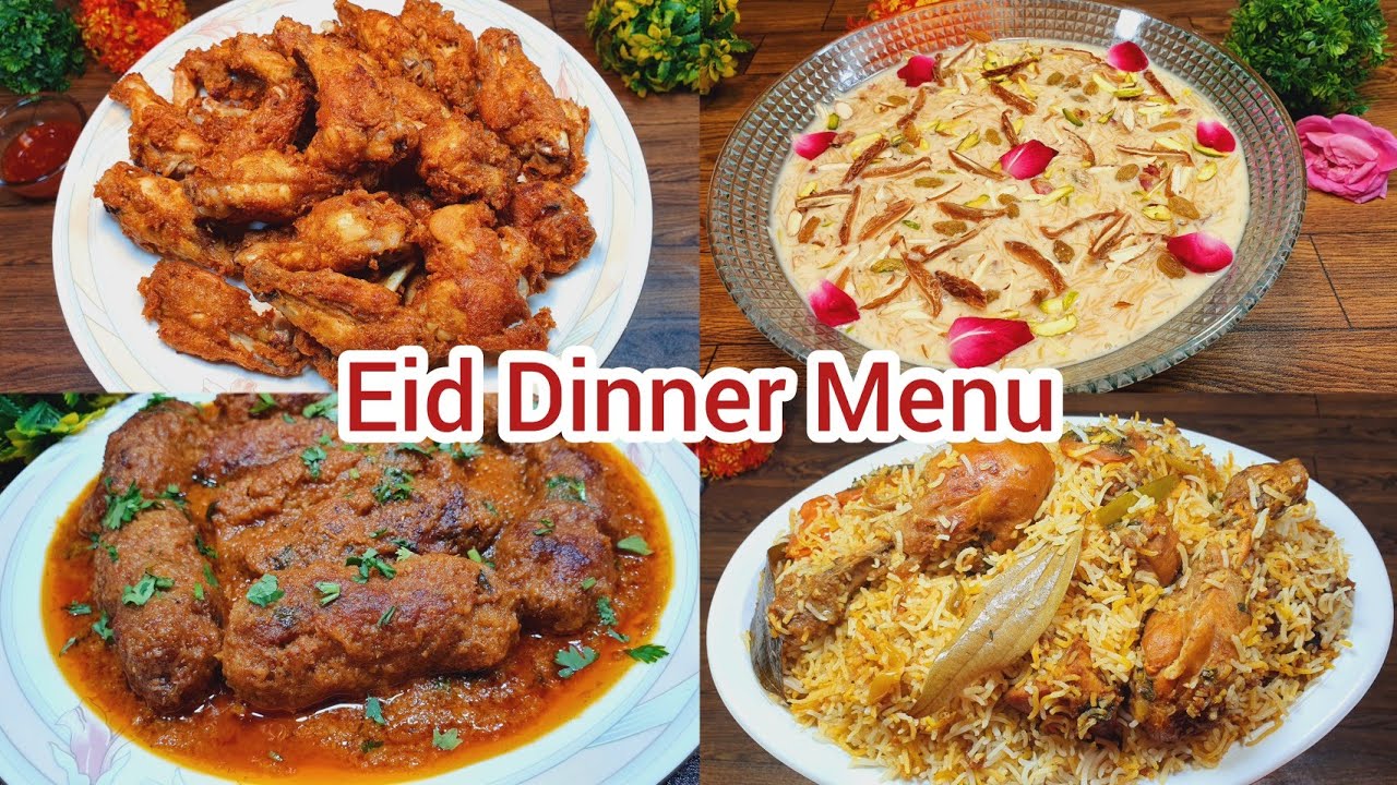 Eid Dinner Recipes l Eid Dinner Complete Menu Recipes l Eid Special ...