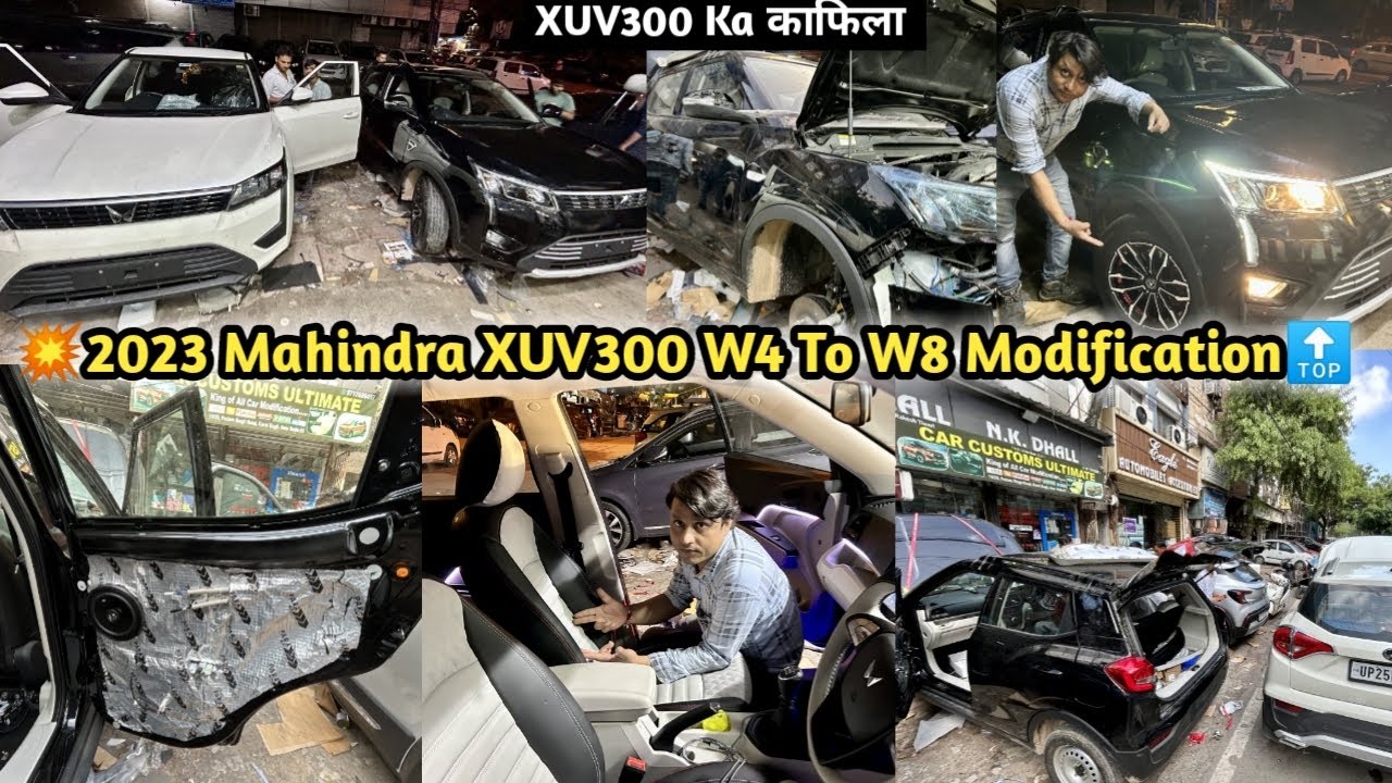 50,000 मे बन गई Xuv300 Base To Top Modified🔥 Xuv300 W4 To W8 ...