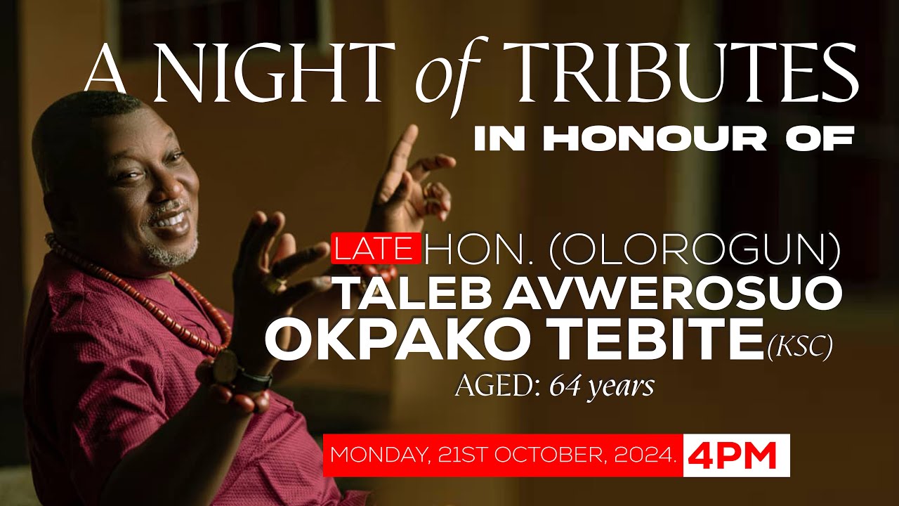 A NIGHT OF TRIBUTES || 21ST OCTOBER, 2024 || 4PM - YouTube