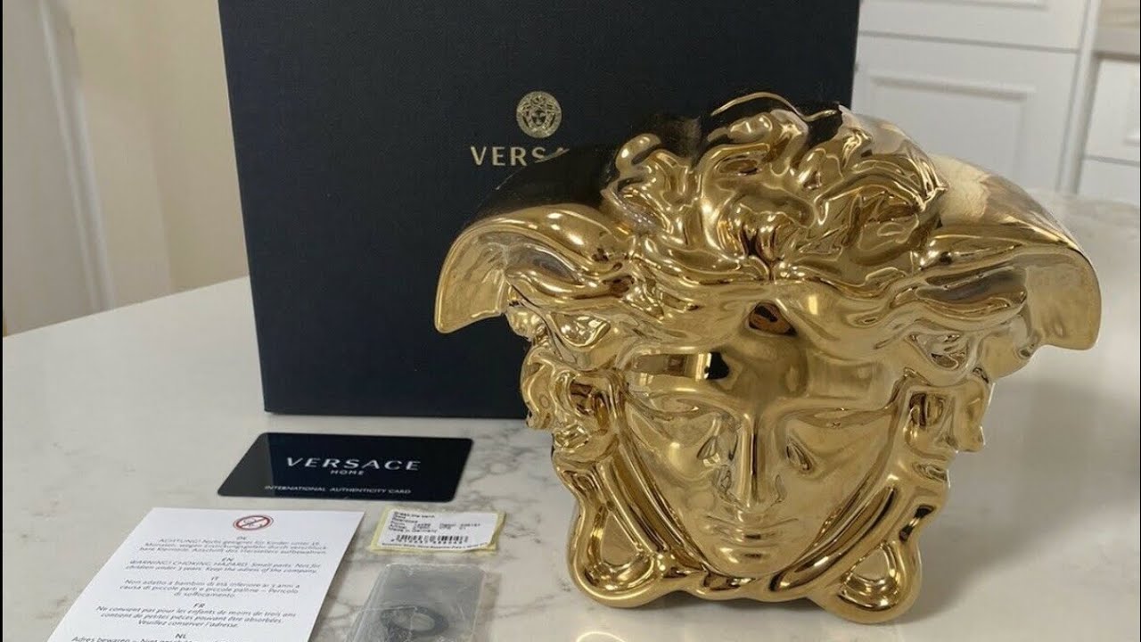 Versace| MoneyBank | luxury | unboxing | Home decor - YouTube