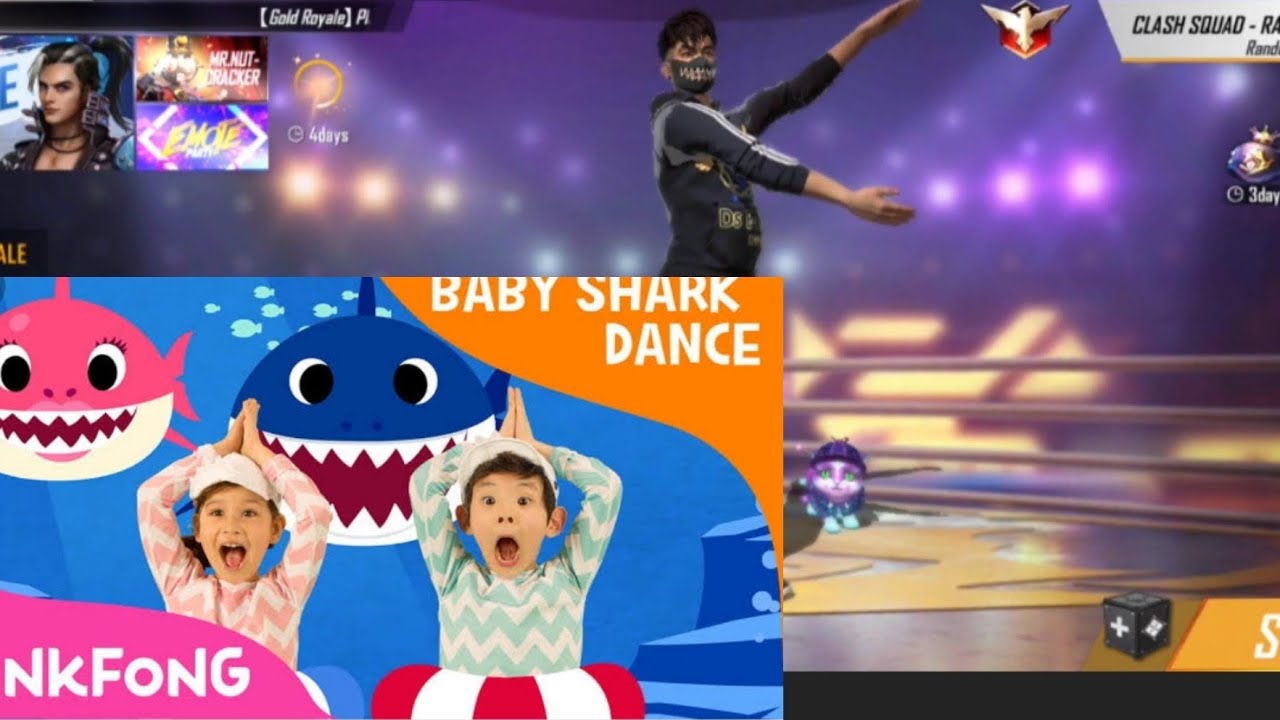 Baby shark free fire dance - YouTube