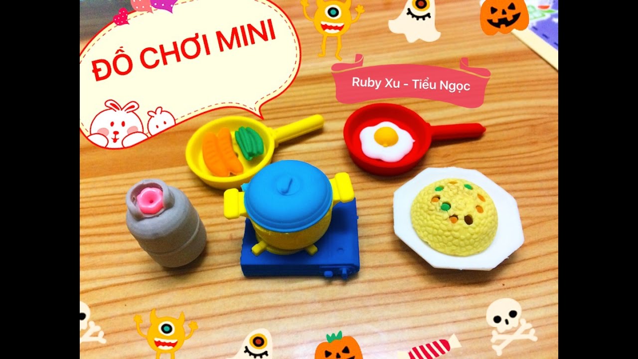 #4 ĐỒ CHƠI MINI, đồ chơi nấu nướng - ĐỒ CHƠI TRẺ EM - YouTube