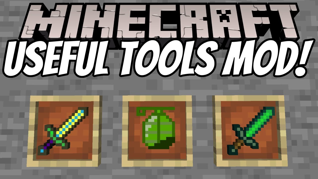 Minecraft: Useful Tools Mod! | INSANE LEVEL TOOLS! | Mod Showcase - 1. ...