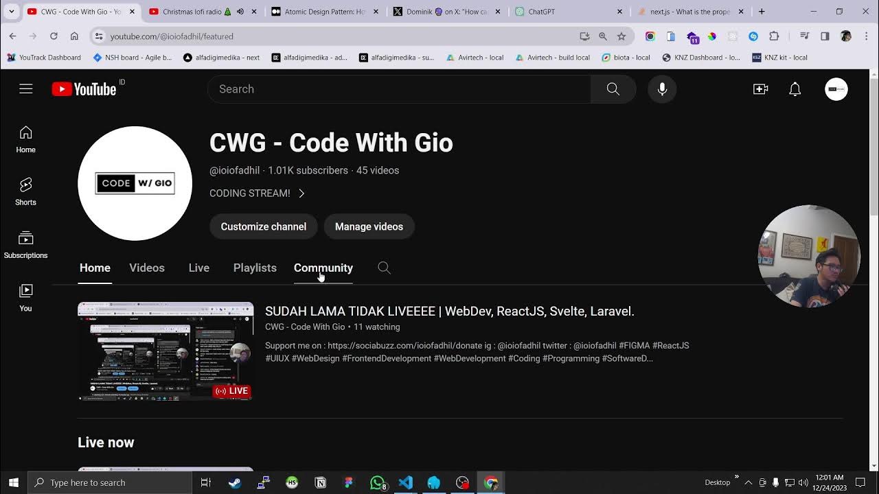 SUDAH LAMA TIDAK LIVEEEE | WebDev, ReactJS, Svelte, Laravel. - YouTube