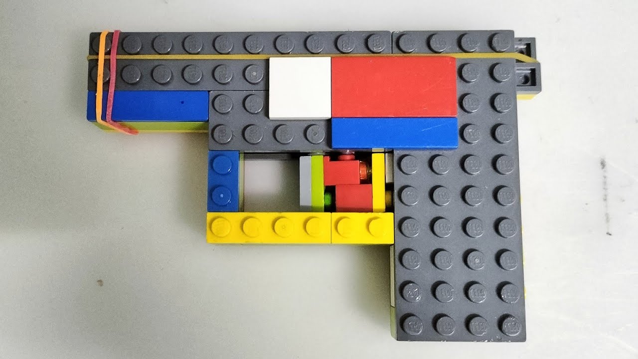 Working Lego Gun Tutorial V4 - YouTube