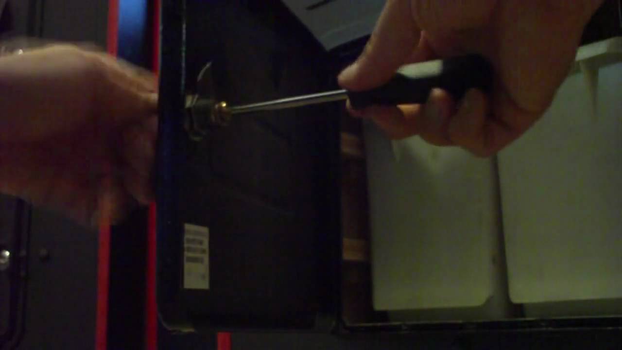 How To Replace Arcade Coin Door Locks - YouTube