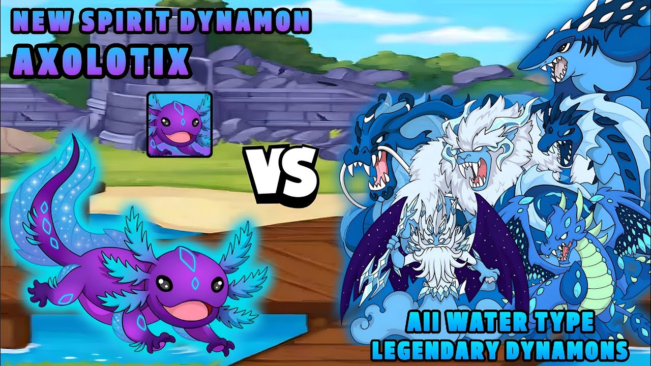 New Spirit Dynamon vs All Water Type Legendary Dynamons Battle 🤩🔥 in ...