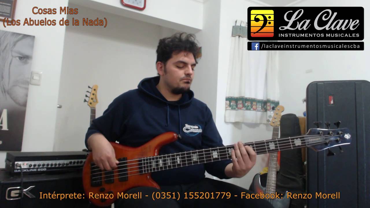 Cosas Mias (Bass Cover) - YouTube
